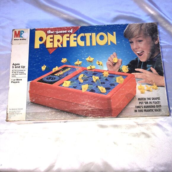 Milton Bradley | Games | Perfection Game Timed Puzzle Kids Milton ...